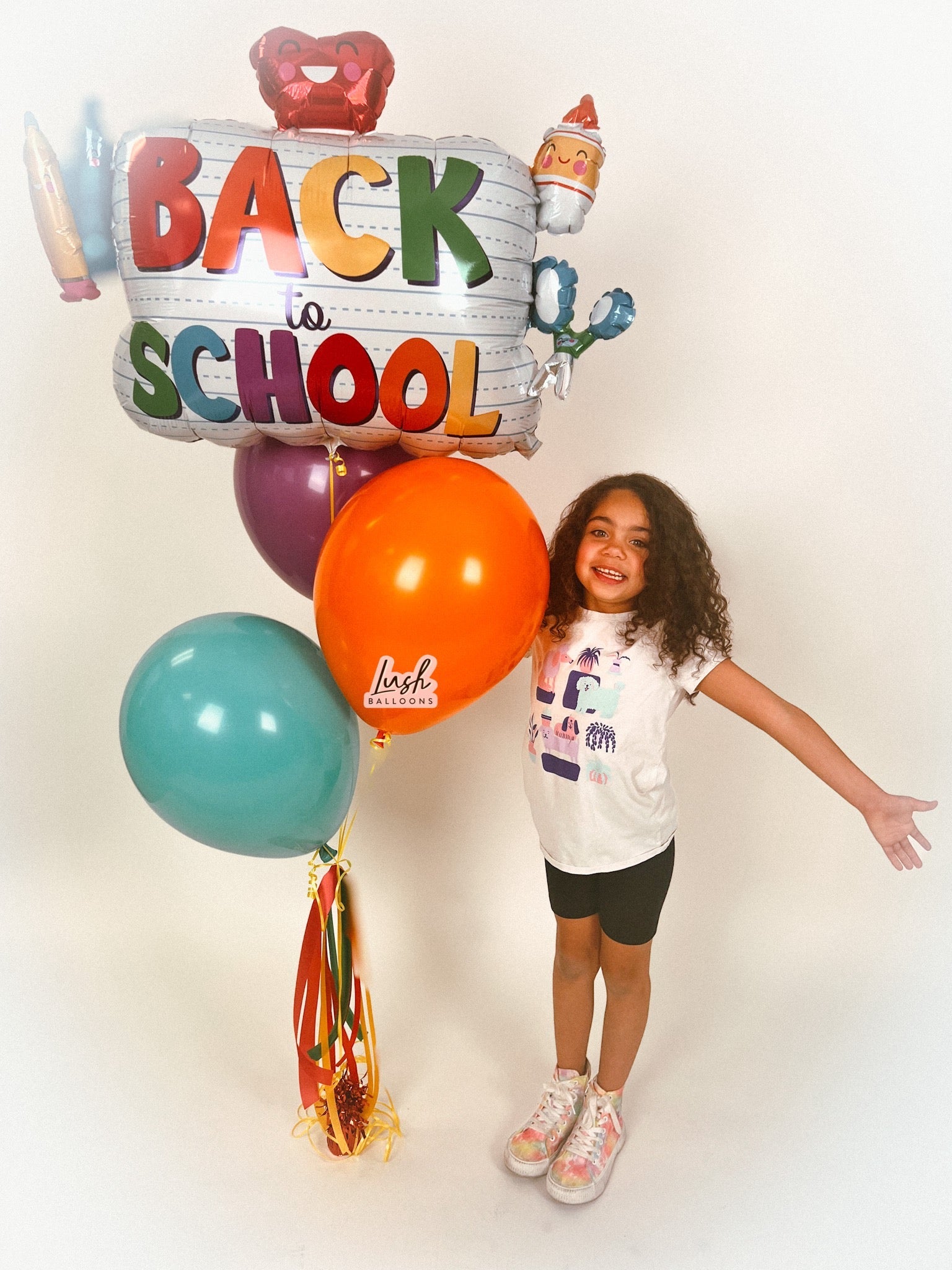 Back to School Paper Helium Bouquet ️ – Lush Balloons