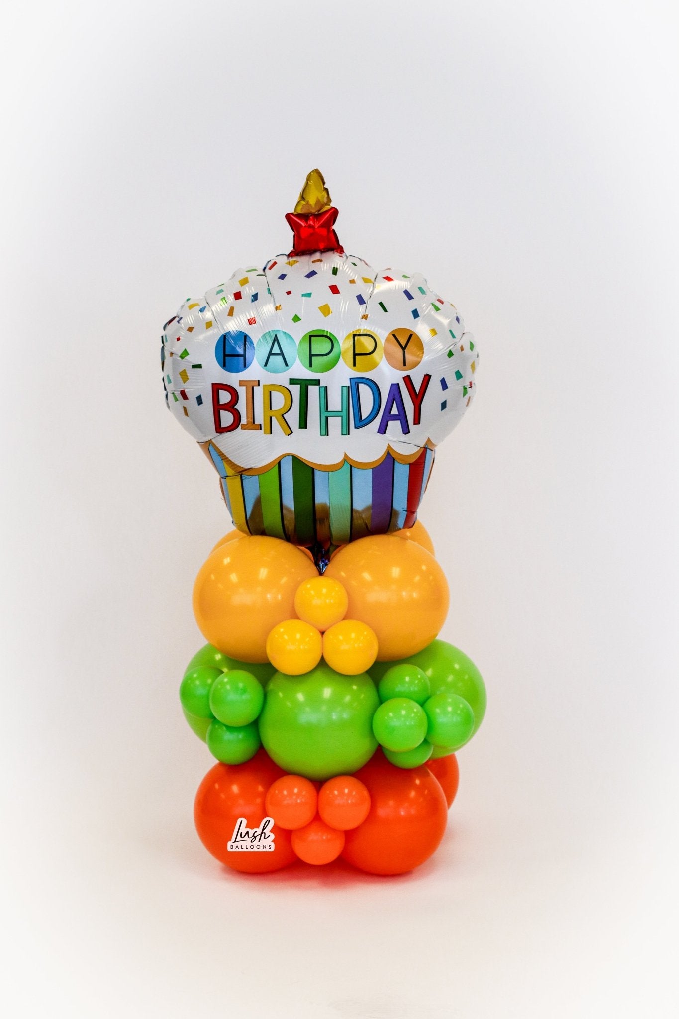 Birthday Cupcake Bouquet – Lush Balloons