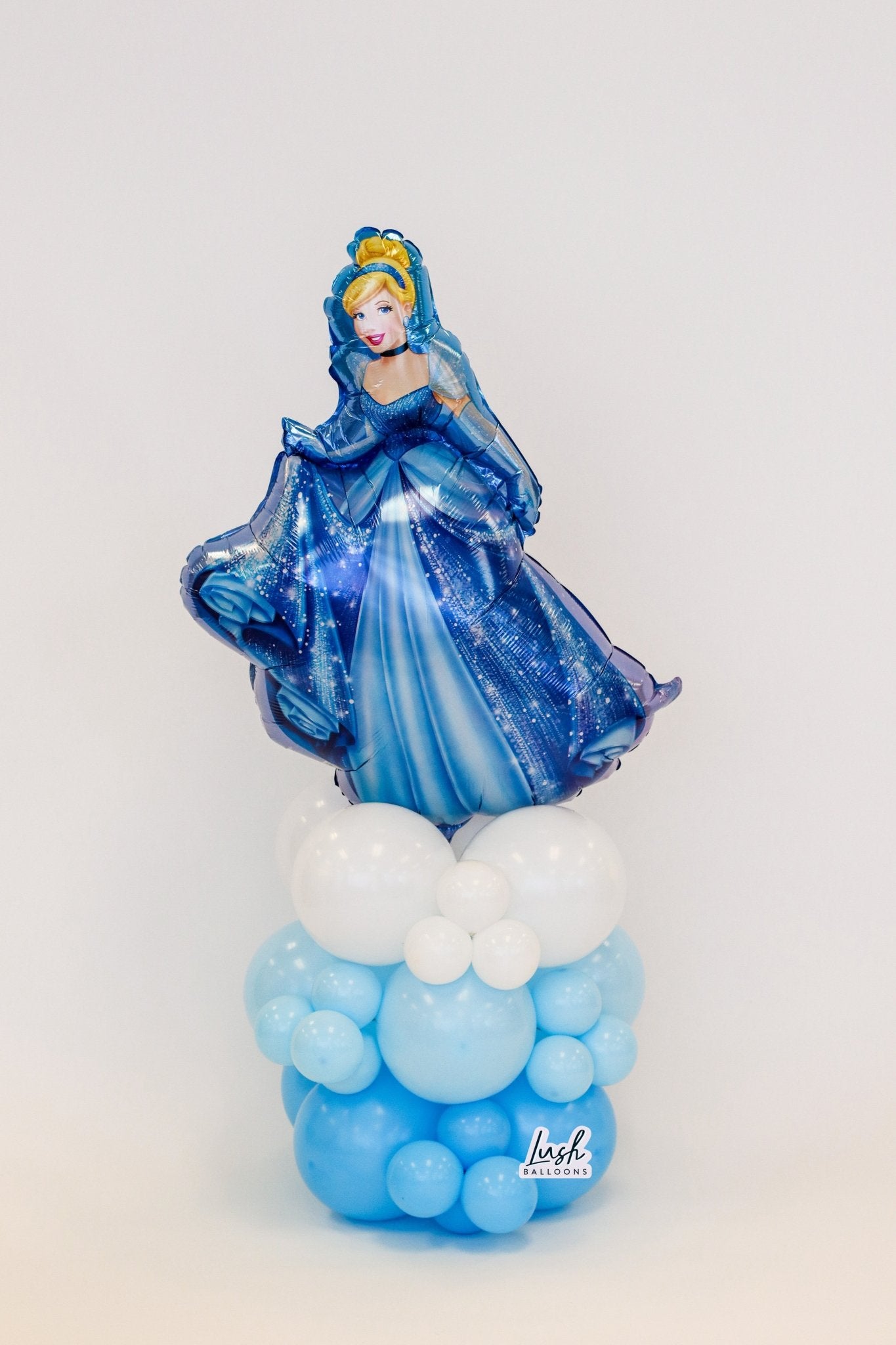 Cinderella Stuffed Balloons Anagram 14" Princess Belle Foil Airfill