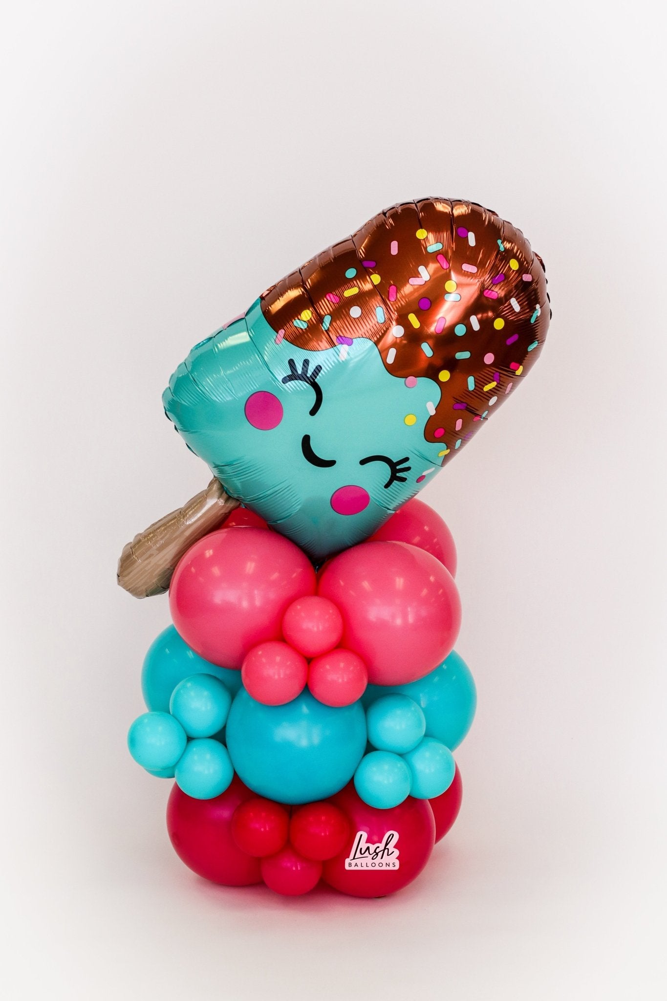 Teal Popsicle Bouquet – Lush Balloons